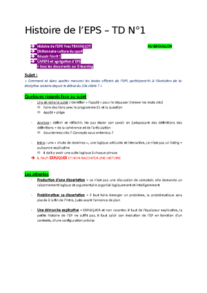 CM N°3 et 4 - cours histoire L3 EM