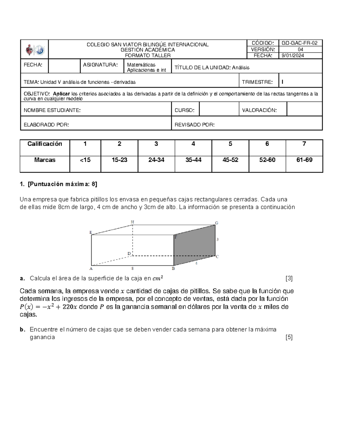 Taller+2+trimestre+1+a%C3%B1o+2 - COLEGIO SAN VIATOR BILINGÚE ...