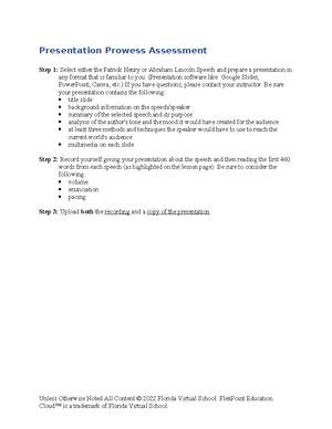 Project Multimedia Presentation Analyzing Culture rubric - Copyright ...