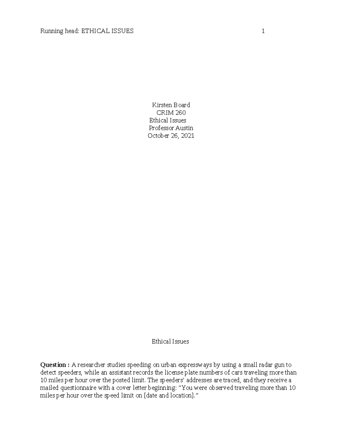 M01 Assignmenet 2 Ch. 2 - Chapter 2 - CRIM 260 - Ivy Tech - Studocu