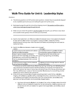 D078 Task 2 notes - D078 TEM1 - Business Environment Applications I ...