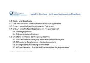 38.3 Das Blockschaltbild - Regelungstechnik 1284 38 Begriffe und Modelle – dynamische Systeme ...