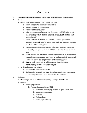 Jacob and Young v Kent Brief - Jacob & Youngs, Inc. v Kent Court of ...