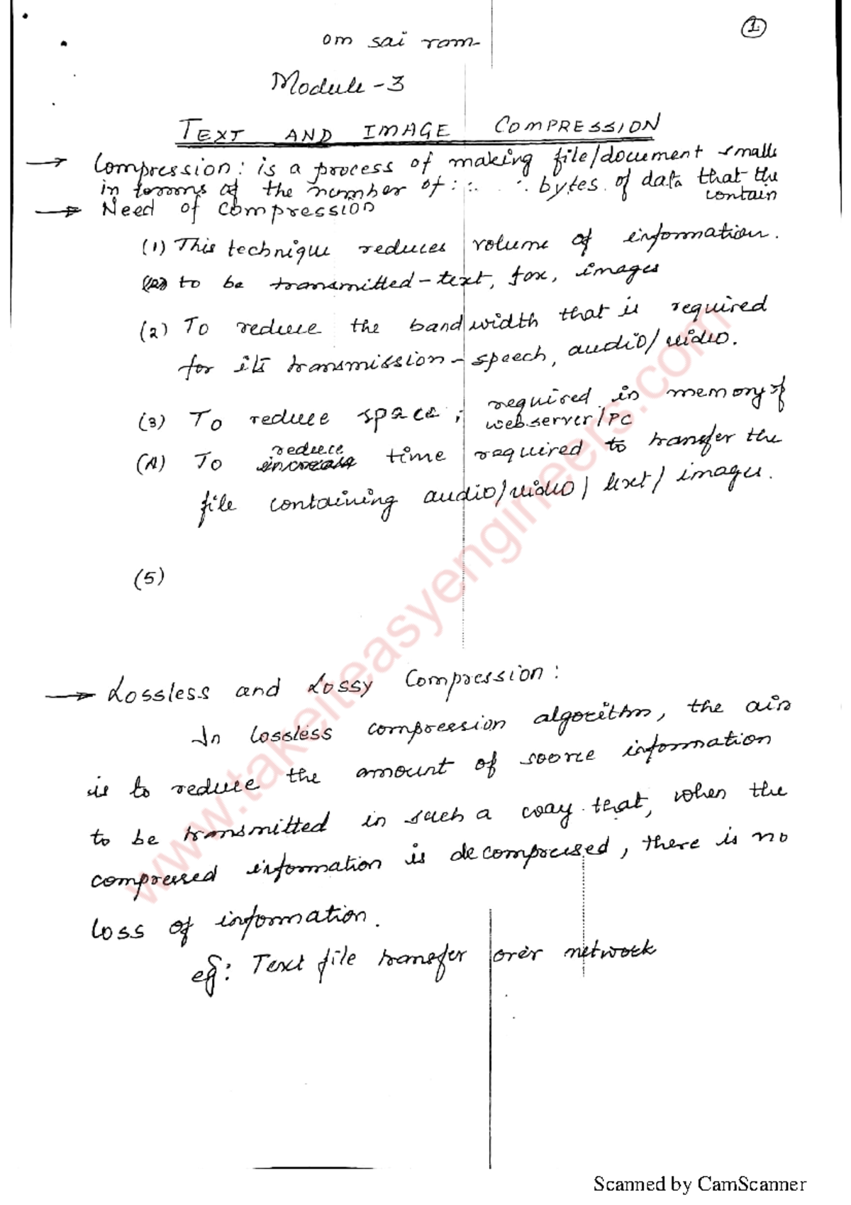 Mmc(module 3)-watermarkpdf - 1 om sai Module 3 TEXT AND IMAGE ...