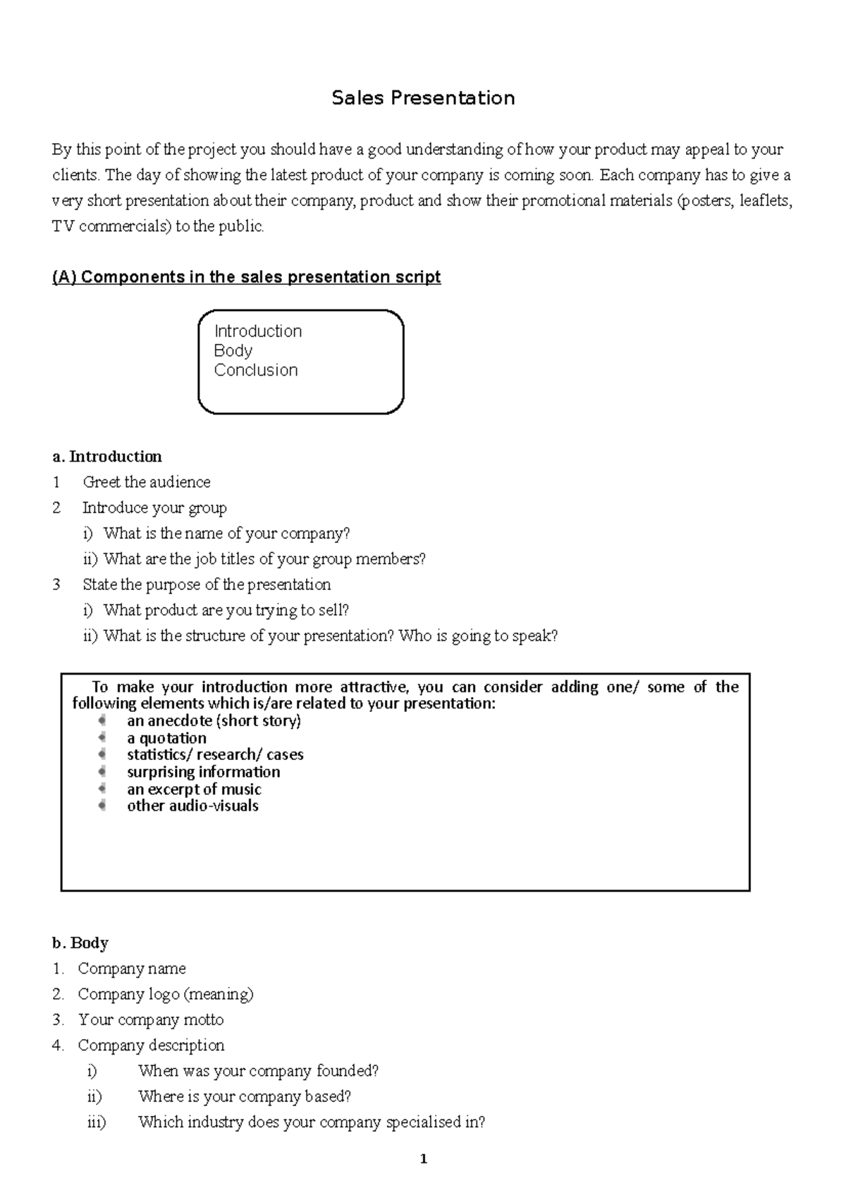 14Sales Presentation for presenting your product - Sales Presentation ...