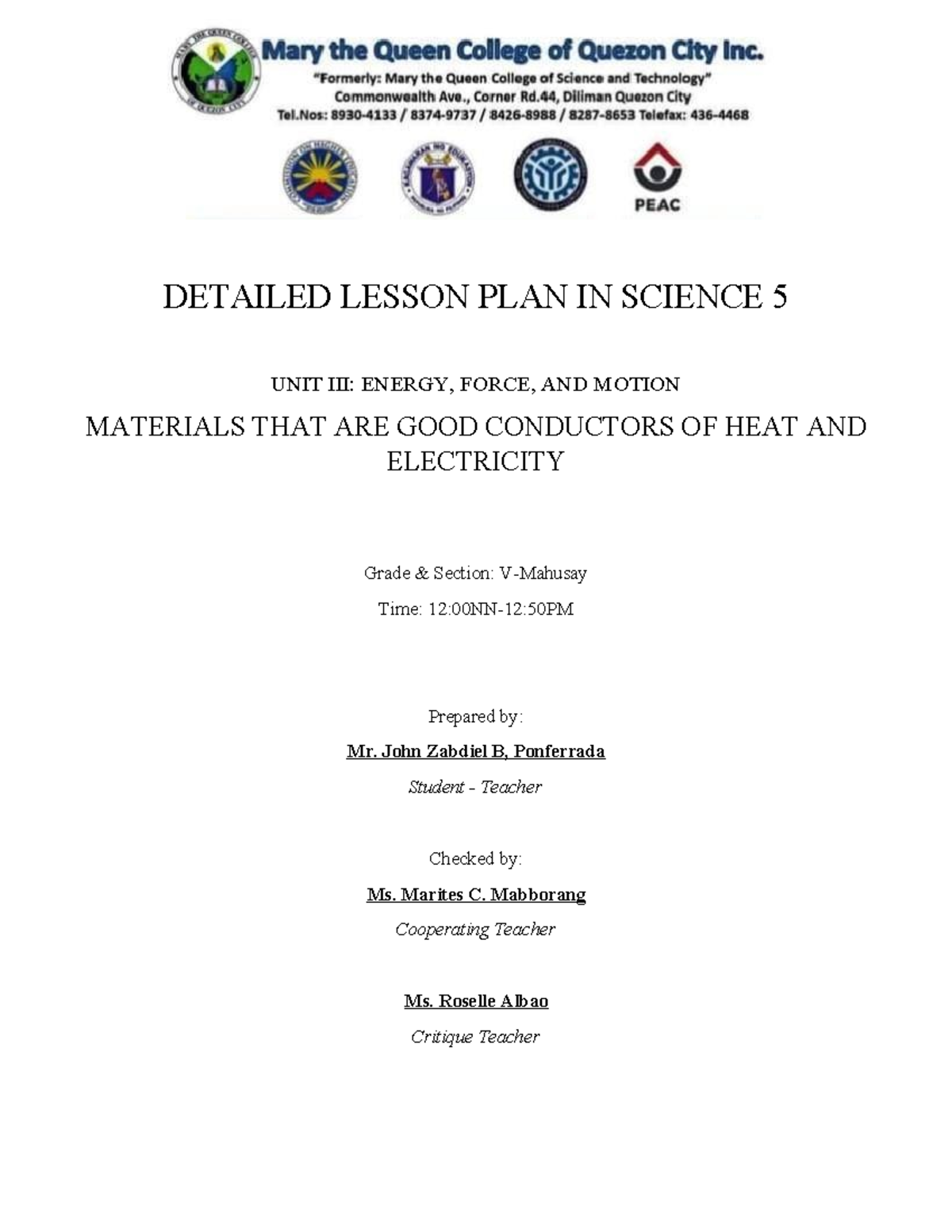 Materials THAT ARE GOOD Conductors OF HEAT AND Electricity - DETAILED ...
