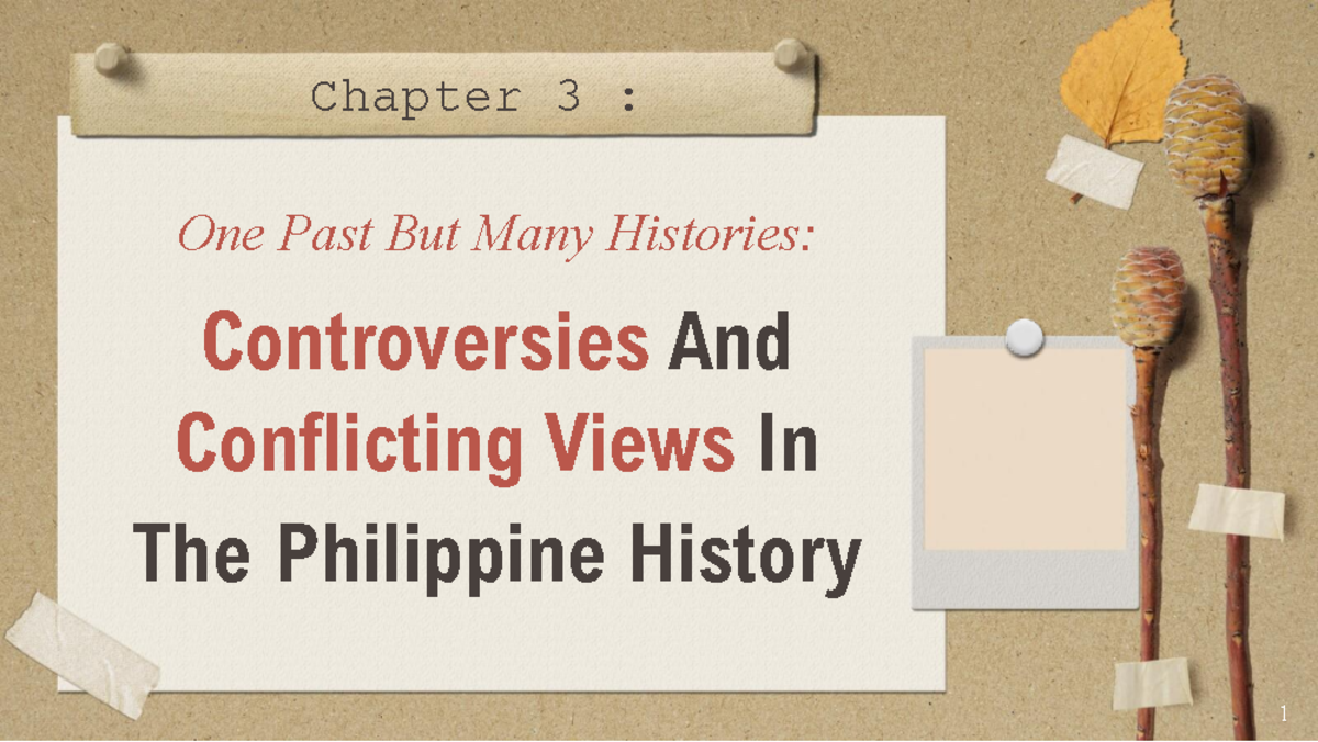 IIII. Historical Context and Analysis - Chapter 3 : One Past But Many ...