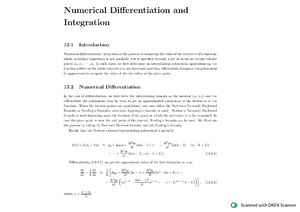 Lagrange's Interpolation Formula - Numerical Methods - Studocu