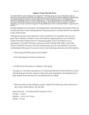 Reflection Paper Assignment Instructions New - HSCO 511 REFLECTION ...