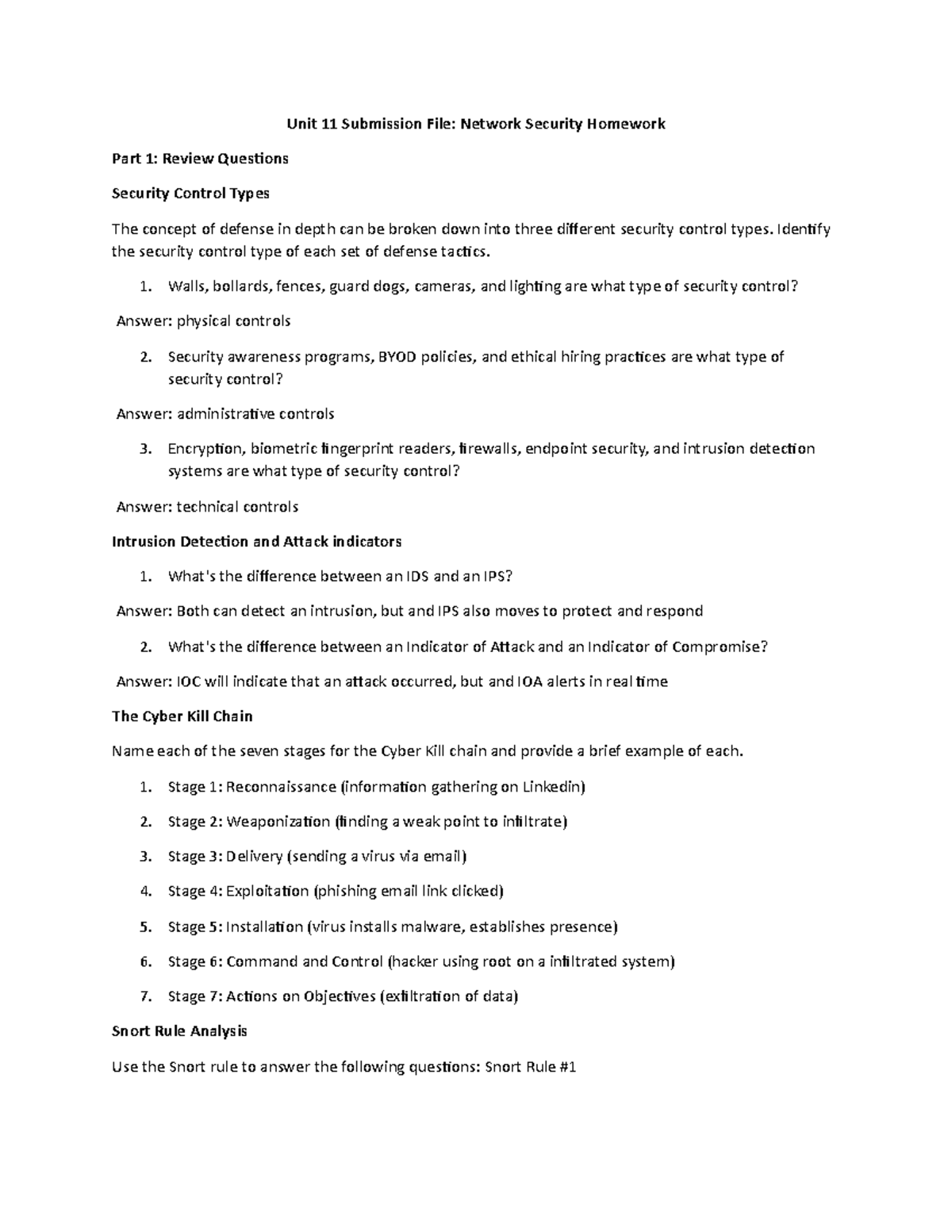 WEEK 11 HW - code and notes - Unit 11 Submission File: Network Security ...