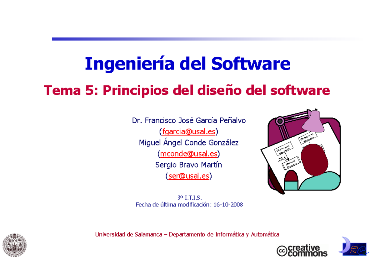 Tema 5 Principios del diseño del software 1pp - IngenierÌa del Software ...