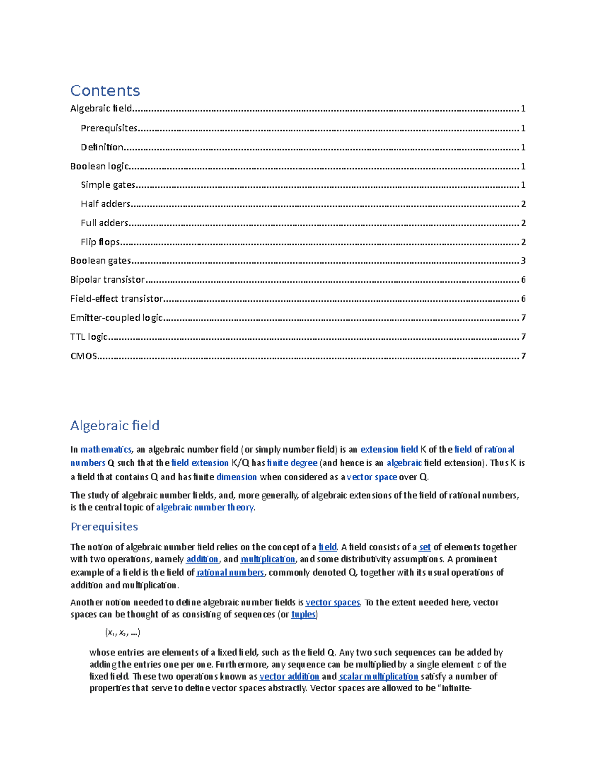 Logic study 2 - Contents Algebraic - Studocu