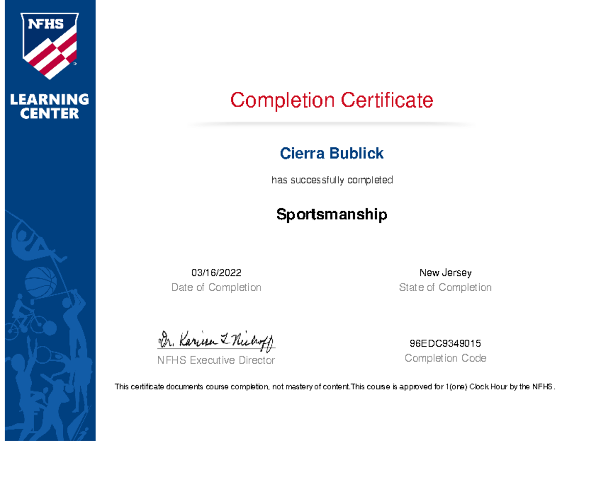 Download - hi n - 03/16/ Date of Completion New Jersey State of ...