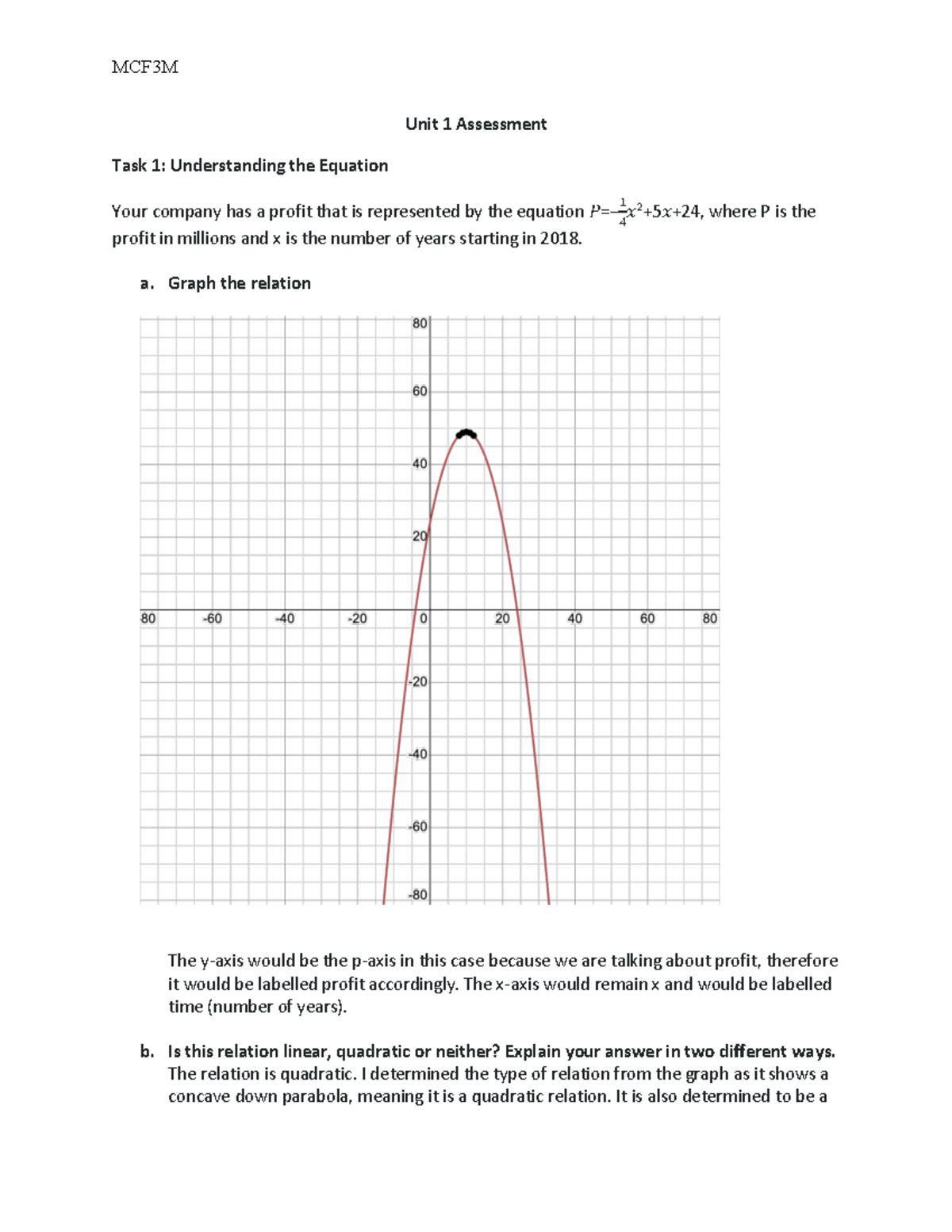 Unit 1 Assessment - COURSE NOTES - Unit 1 Assessment Task 1 ...