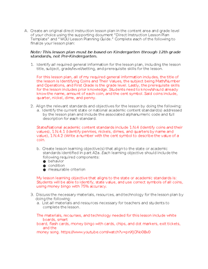 DGM2 Task 4 - A. Record a video (suggested length of 10–20 minutes ...