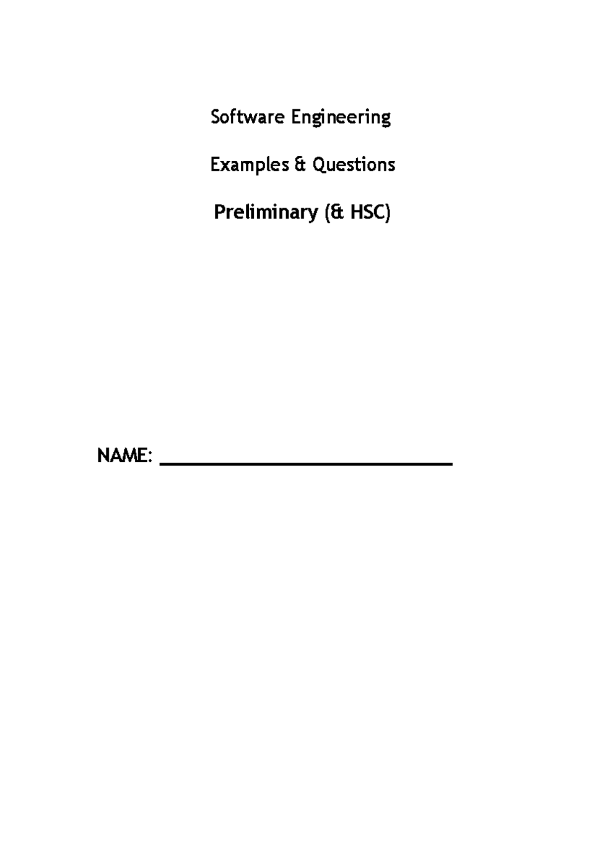 System Modelling Tools Student Booklet-PHS - Software Engineering ...