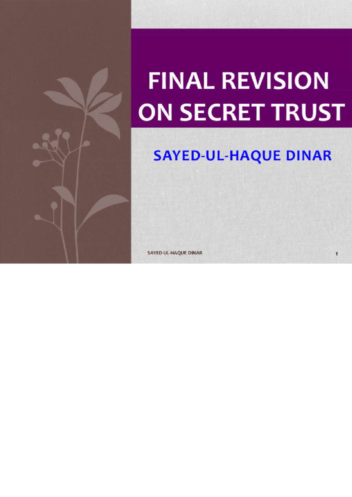 Trust-Q- Solving- Secret- Trust- Nutshell compressed - corporate law ...