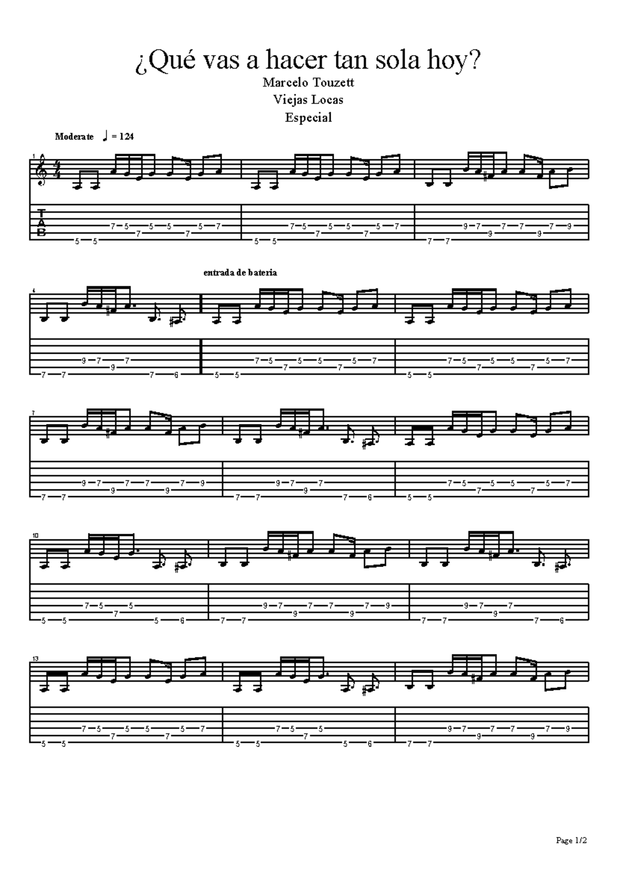 ¿Qué vas a hacer tan sola hoy guitarra - ¿Qué vas a hacer tan sola hoy ...