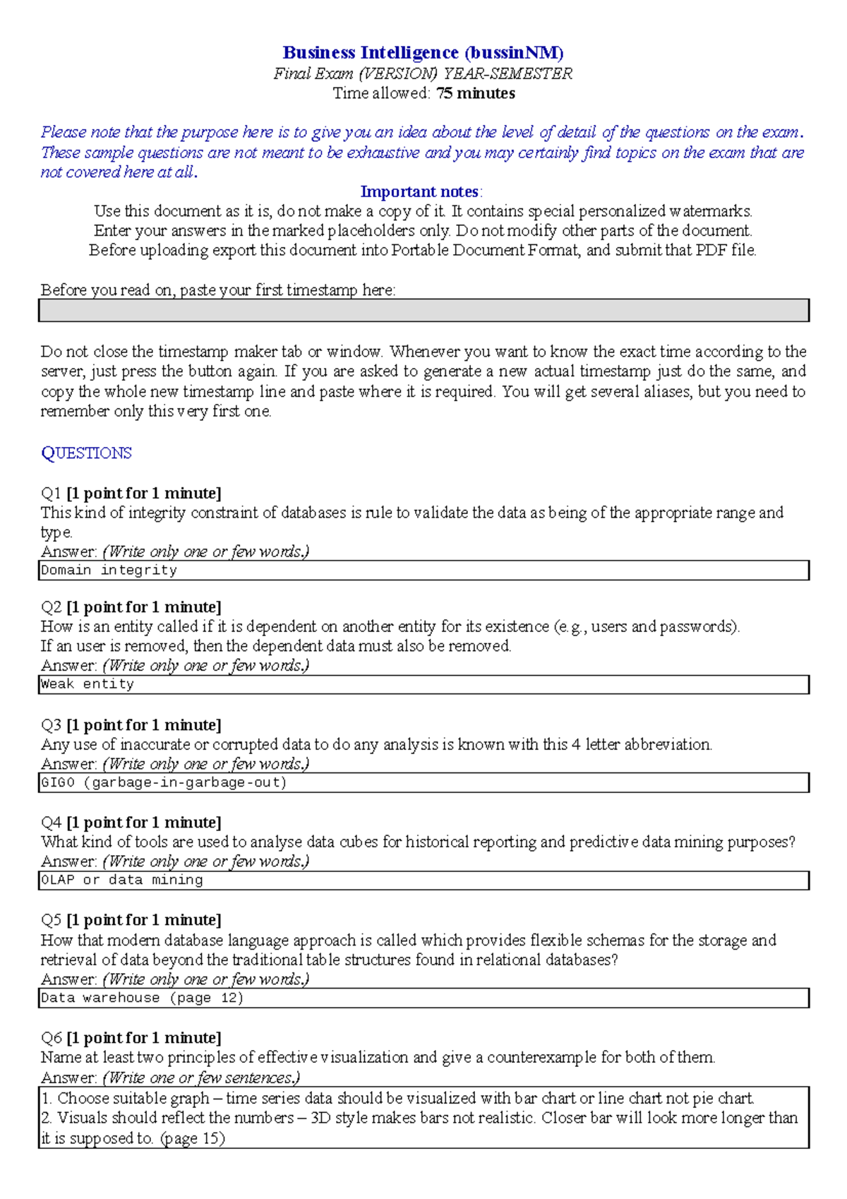 Final 1 15 April 2019 Questions Business Intelligence bussinNM Final Exam VERSION StuDocu final-1-15-april-2019-questions-business-intelligence-bussinnm-final-exam-version-studocu