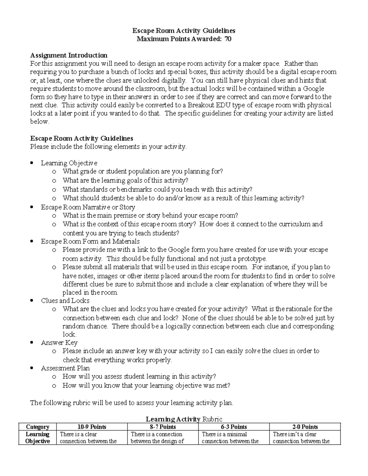 Escape Room Activity - this is an example of homework - Escape Room ...