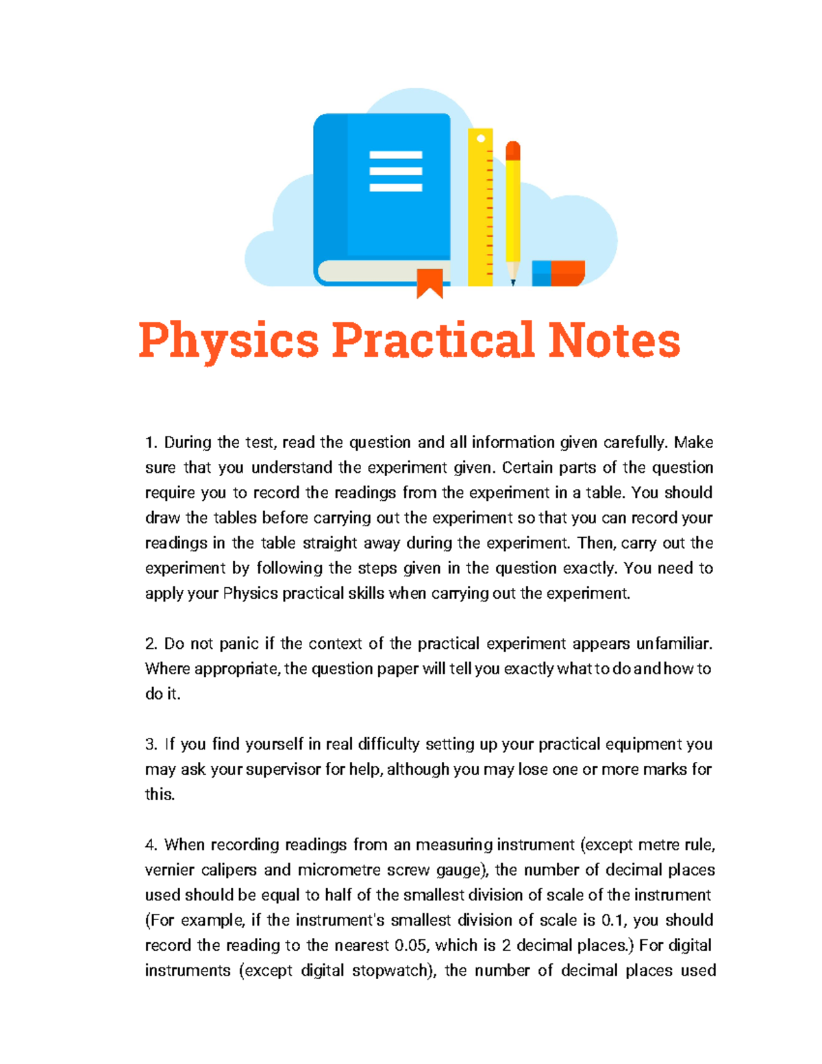 282884624 Best Physics Practical Notes - Physics Practical Notes During ...