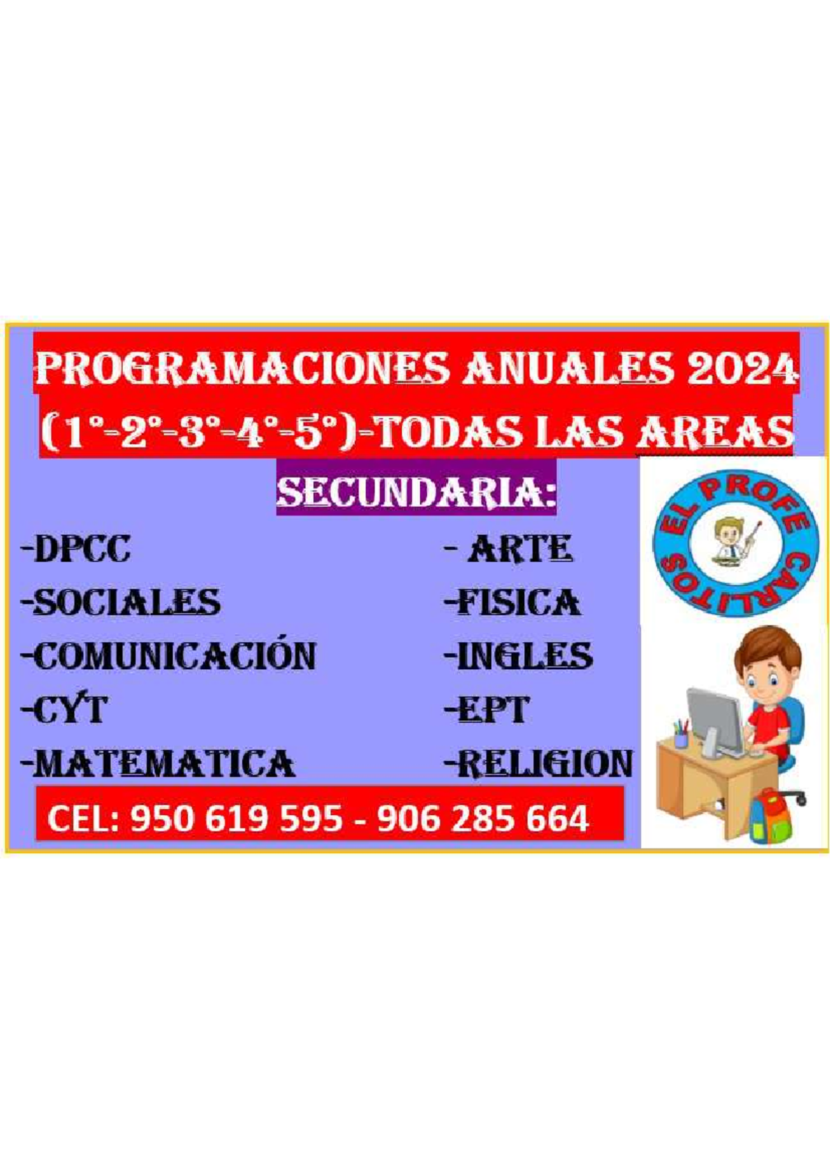 Programaciones Anuales 2024 - Educacion PARA EL Trabajo - 5TO Grado - Educación física - Studocu
