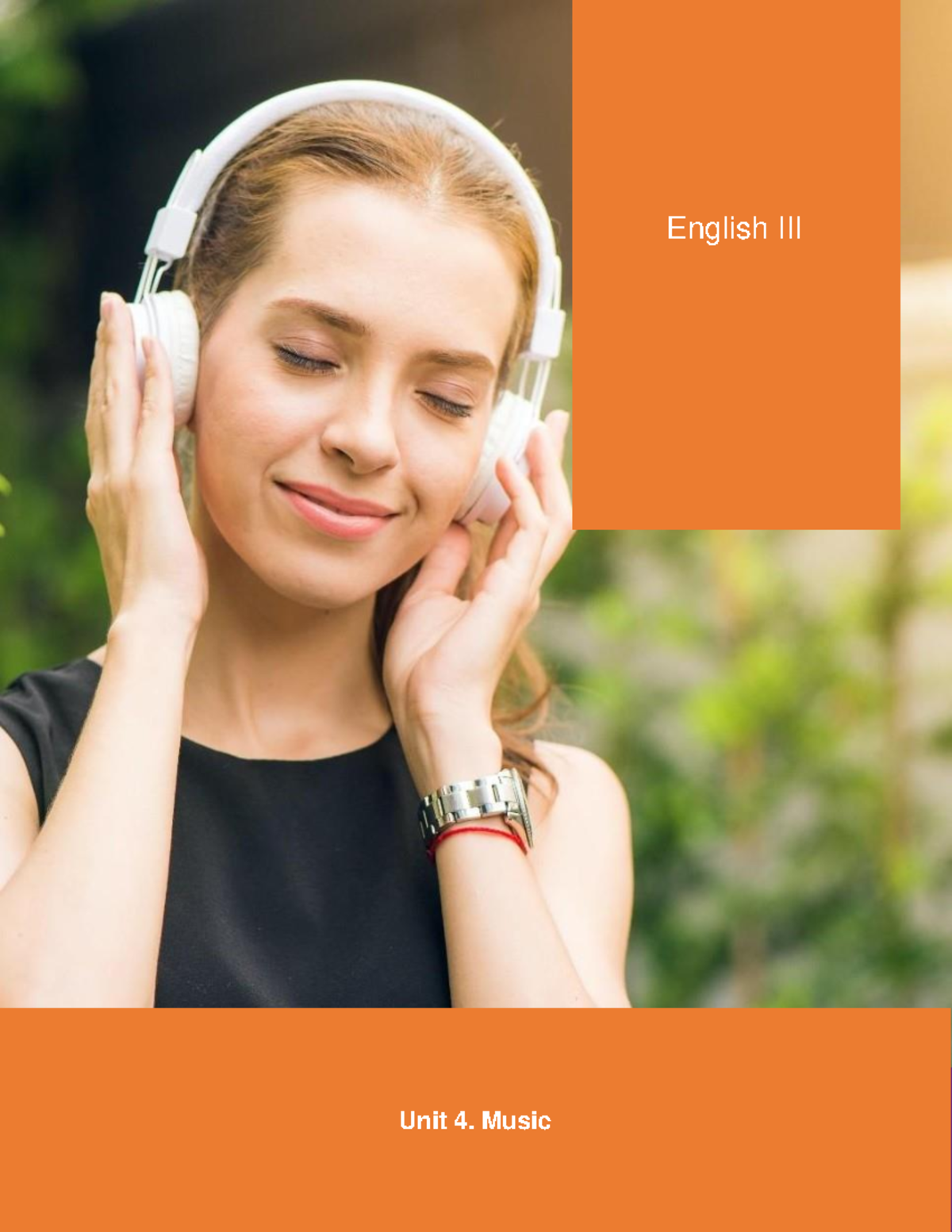 English lll deepening - English III Unit 4. Music Table de contents ...