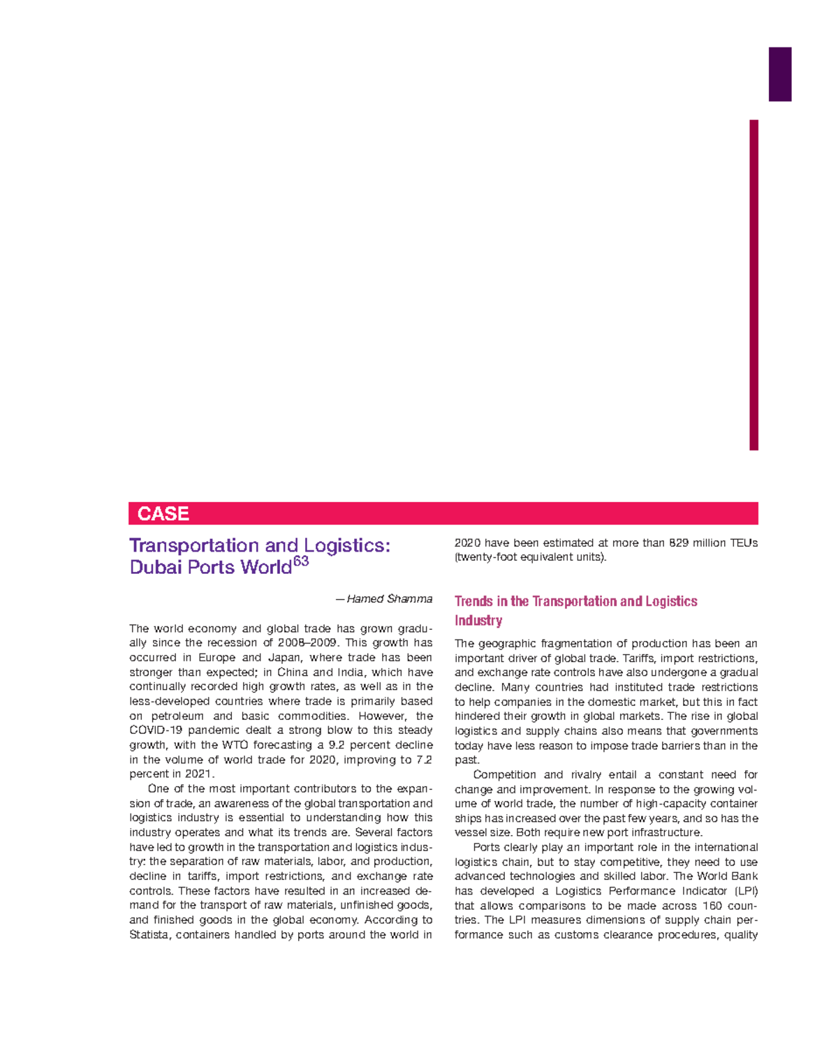 Chapter 1 Case Study 1 Globalization and International Business - CASE ...