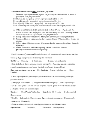 Tablice statystyczne test t, test F - Statystyka - UG - Studocu