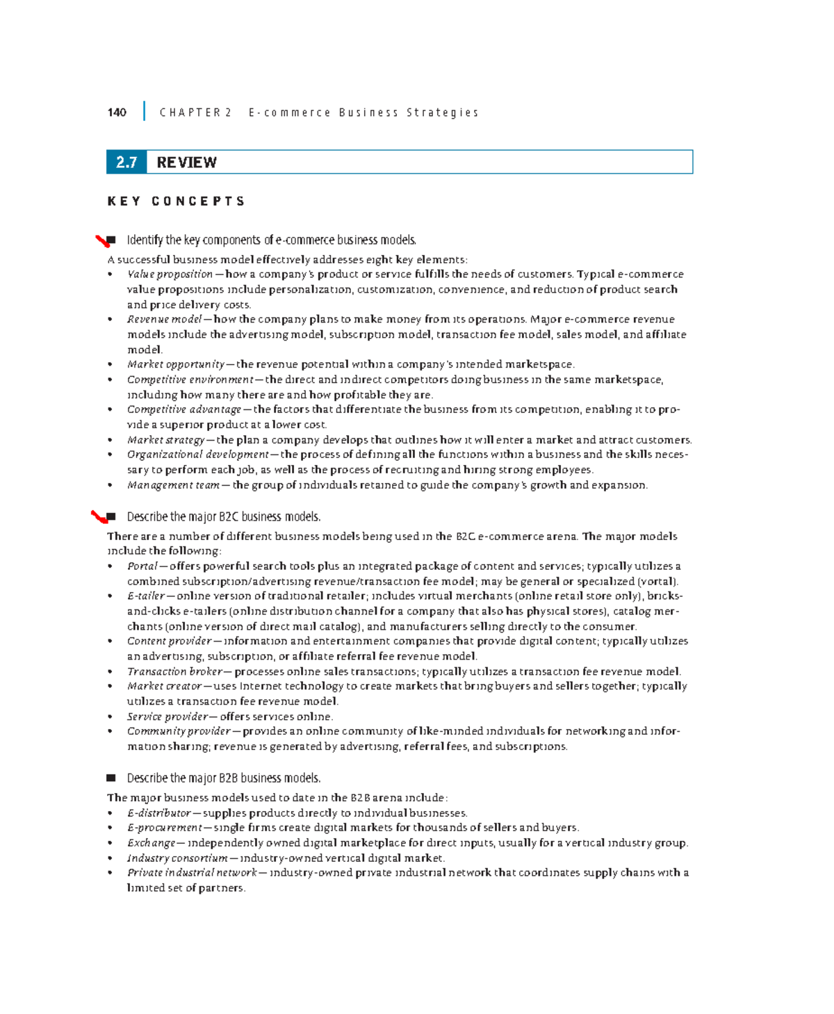 Midterm-review-EC - Note - 140 C H A P T E R 2 E - c o m m e r c e B u ...