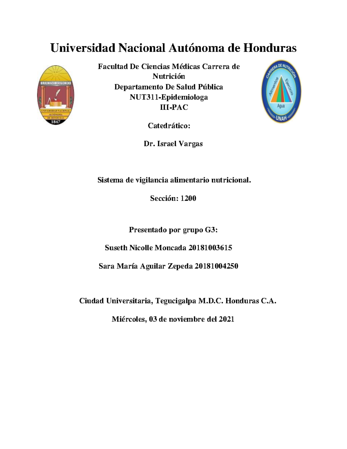 Sisvan - es un resumen sobre el sistema de vigilancia nutricional ...