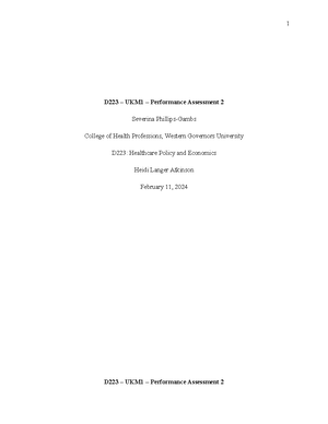 D221 Task Template 12 - final assignment - D221 Practice Improvement ...