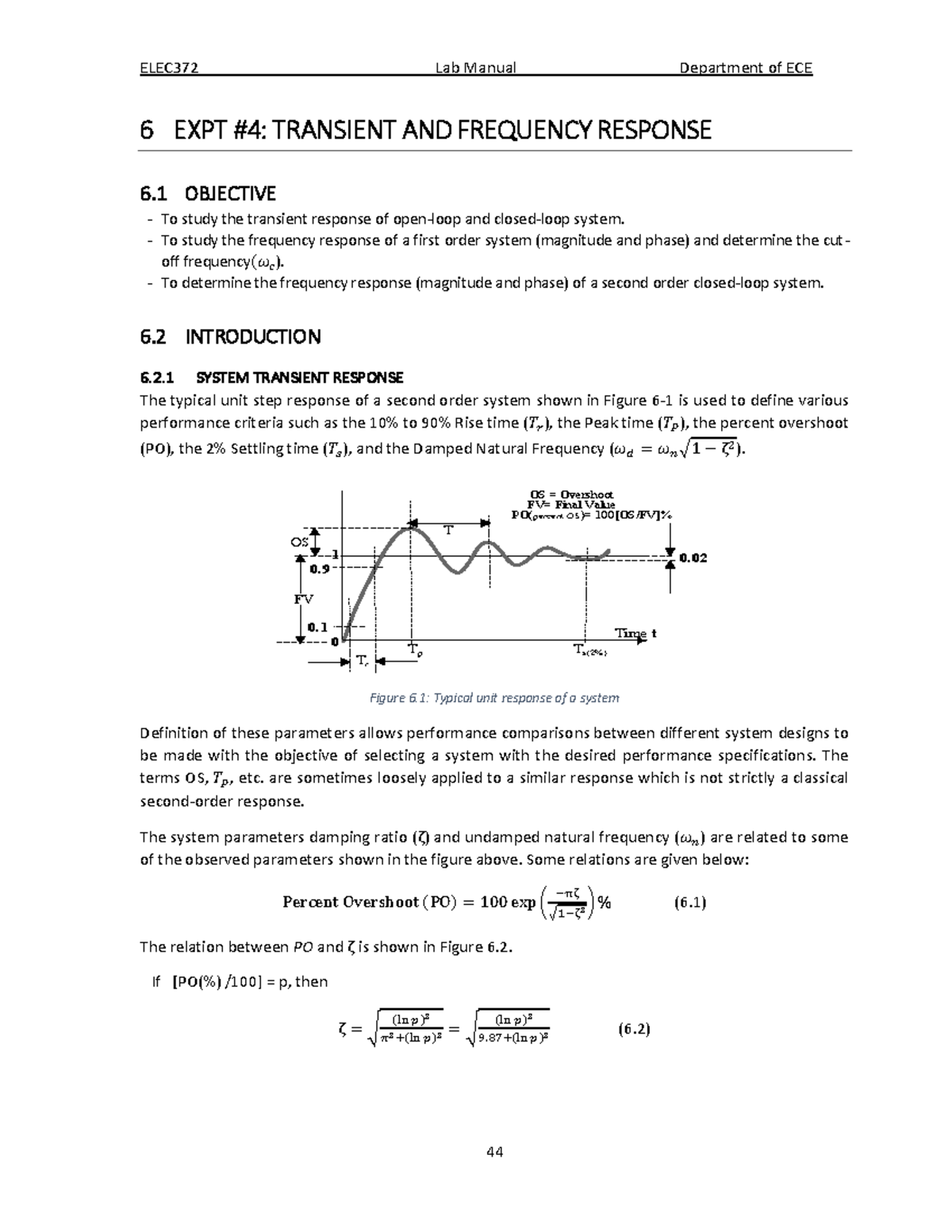 4exp - It is helpful. - 6 EXPT #4: TRANSIENT AND FREQUENCY RESPONSE 6 ...