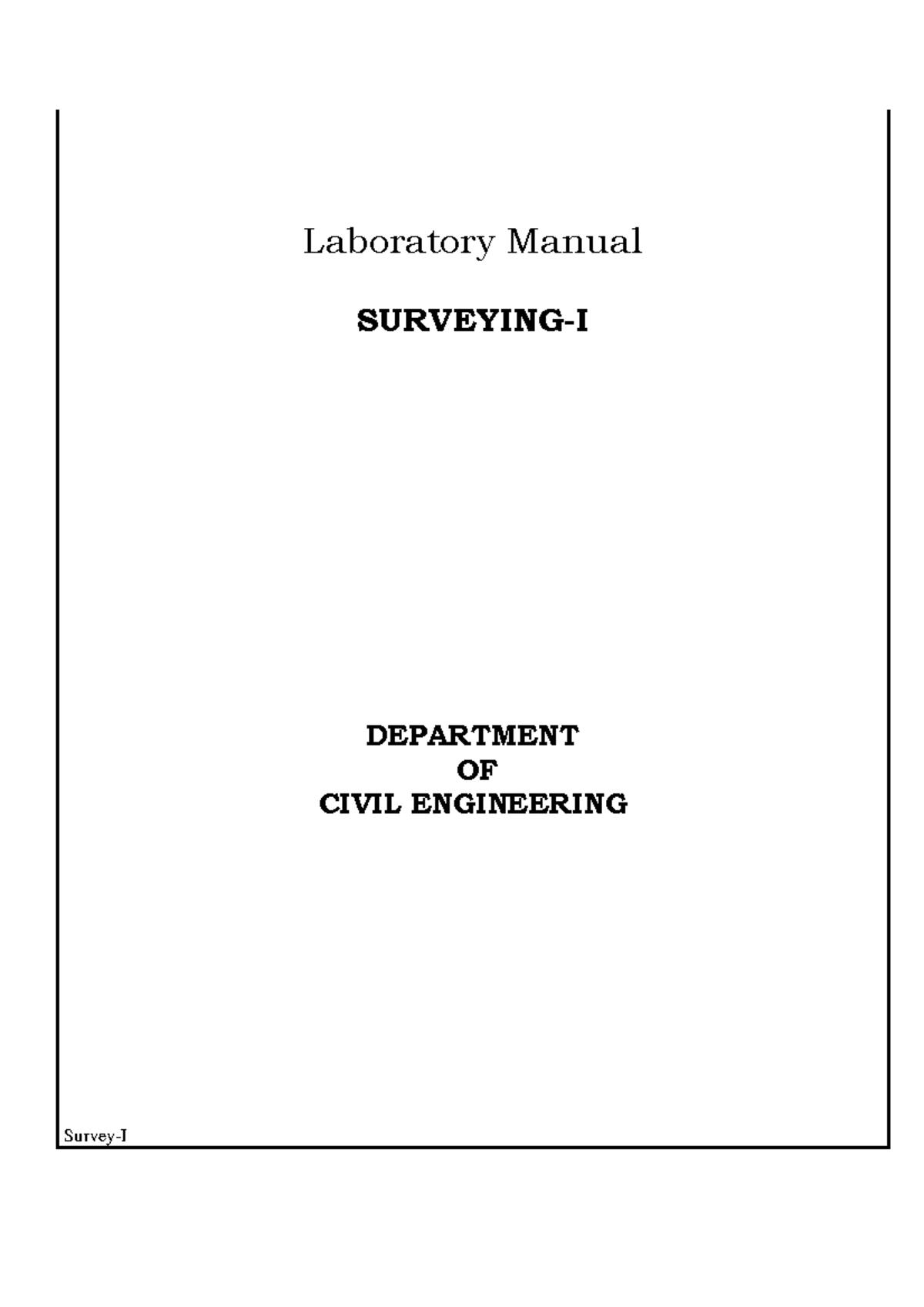 Surveying-lab-manual - - Studocu