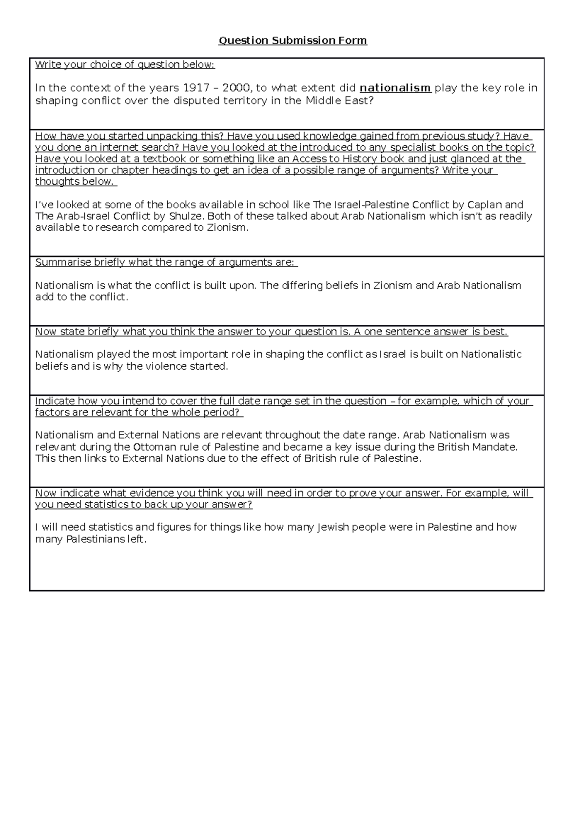 1. Question Submission Form - Question Submission Form Write your ...