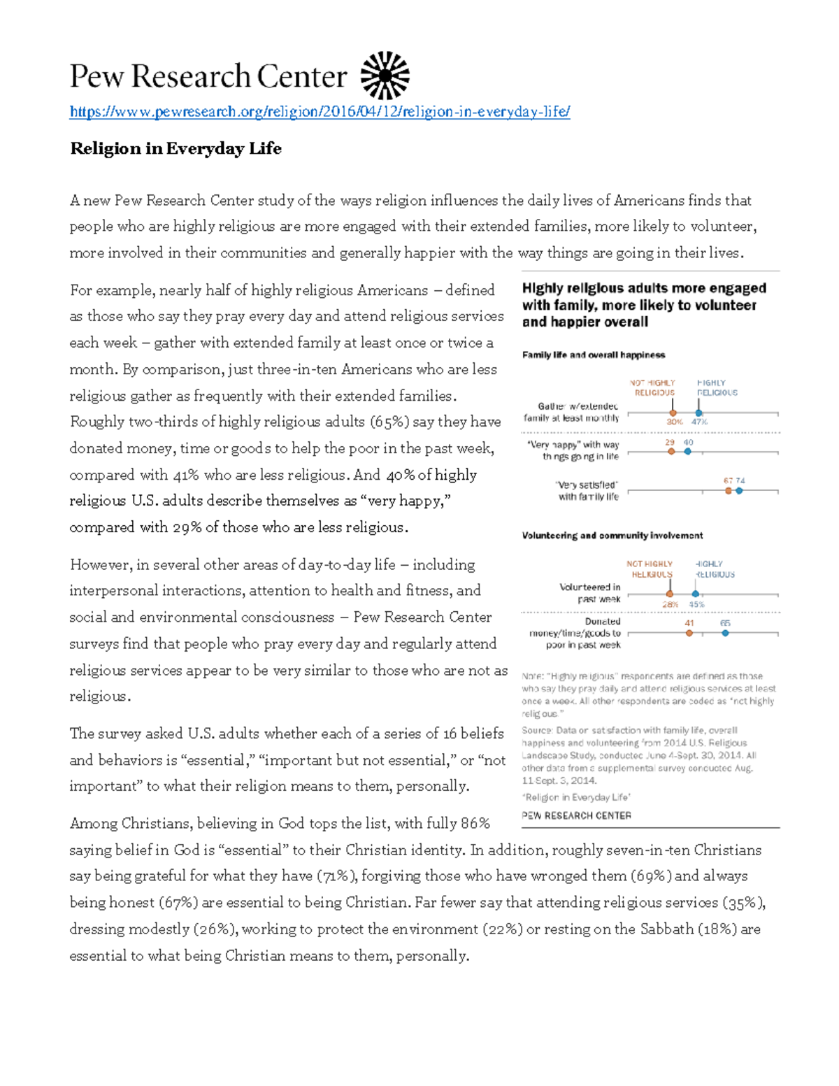 Case study - enjoy - pewresearch/religion/2016/04/12/religion-in ...