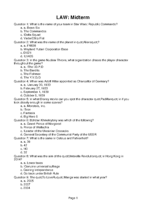 LAW170-Topic-1 - Bachelor of Elementary Education (BEEd) is a four-year ...