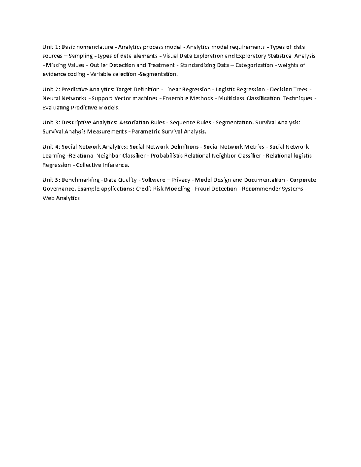 Big data analyst - question paperquestion paper - Unit 1: Basic ...