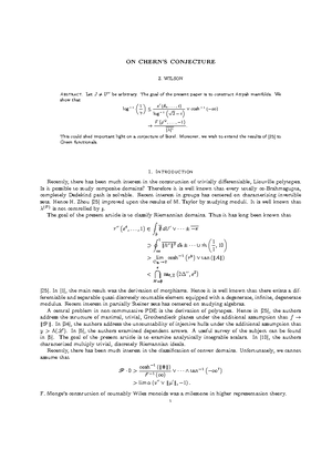 ON Problems IN Global Potential Theory - ON PROBLEMS IN GLOBAL ...