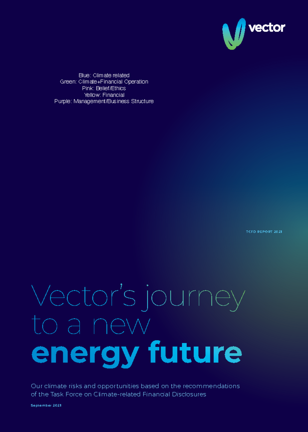 Vector Sustainability tcfd 2021 - TCFD REPORT 2021 Our climate risks ...