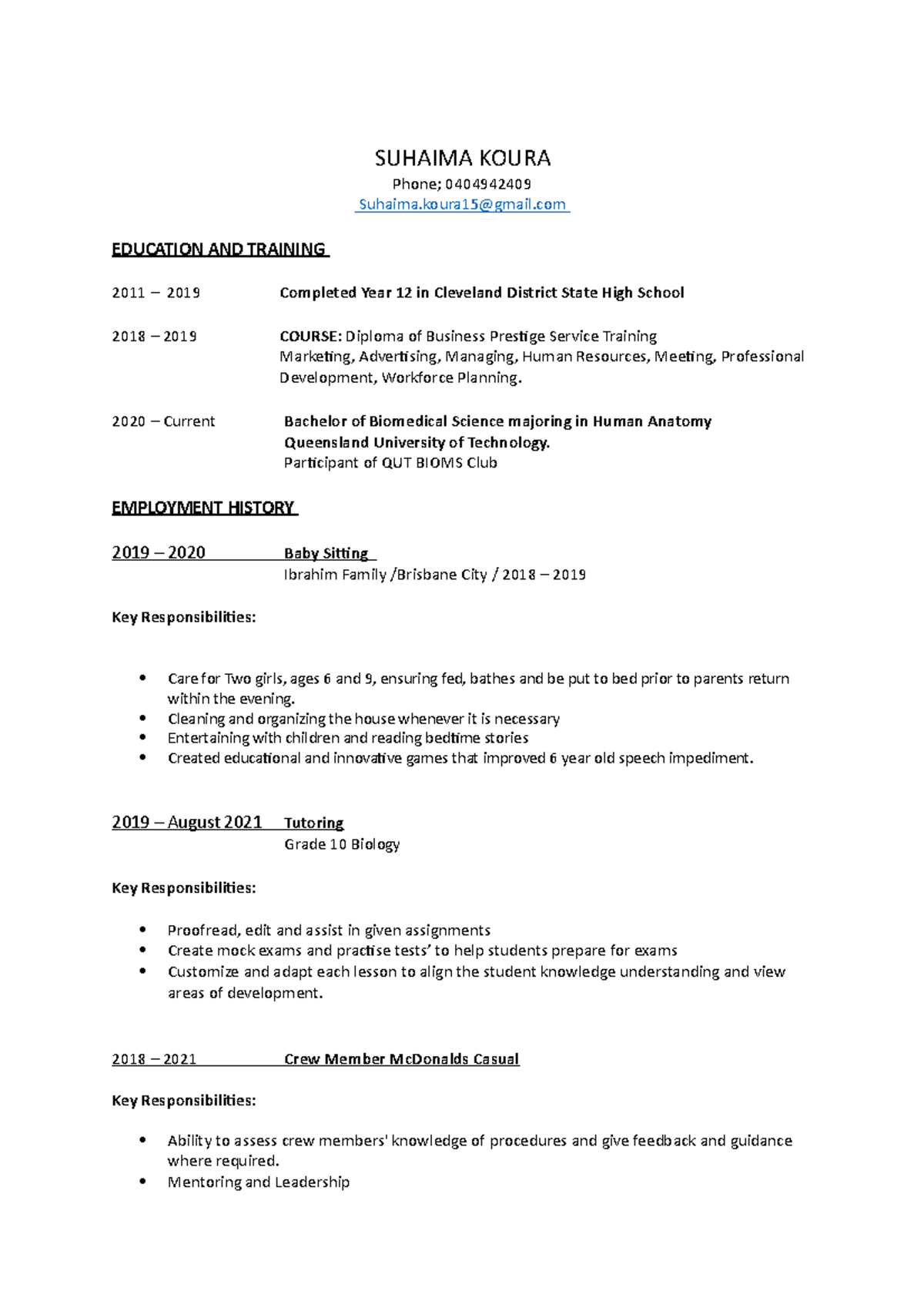 Placment Resume 2021 - biochemistry lab notes, very helpful and ...