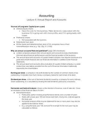 Lecture 1 Entities and Financial Recording Statements - Accountants ...