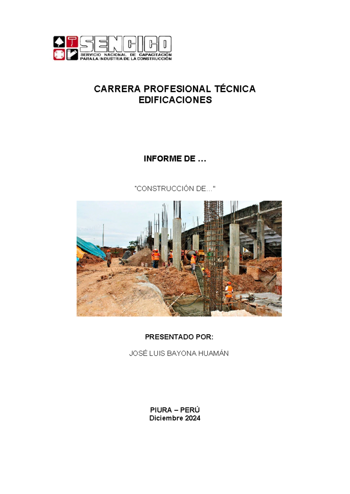 Modelo Caratula - Informática aplicada - CARRERA PROFESIONAL TÉCNICA ...