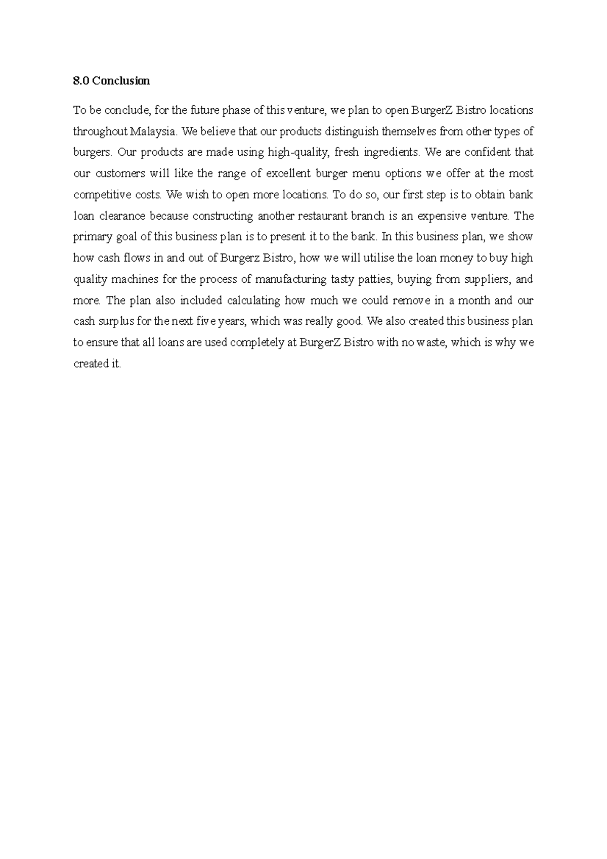 Conclusion ent - ent300 - 8 Conclusion To be conclude, for the future ...