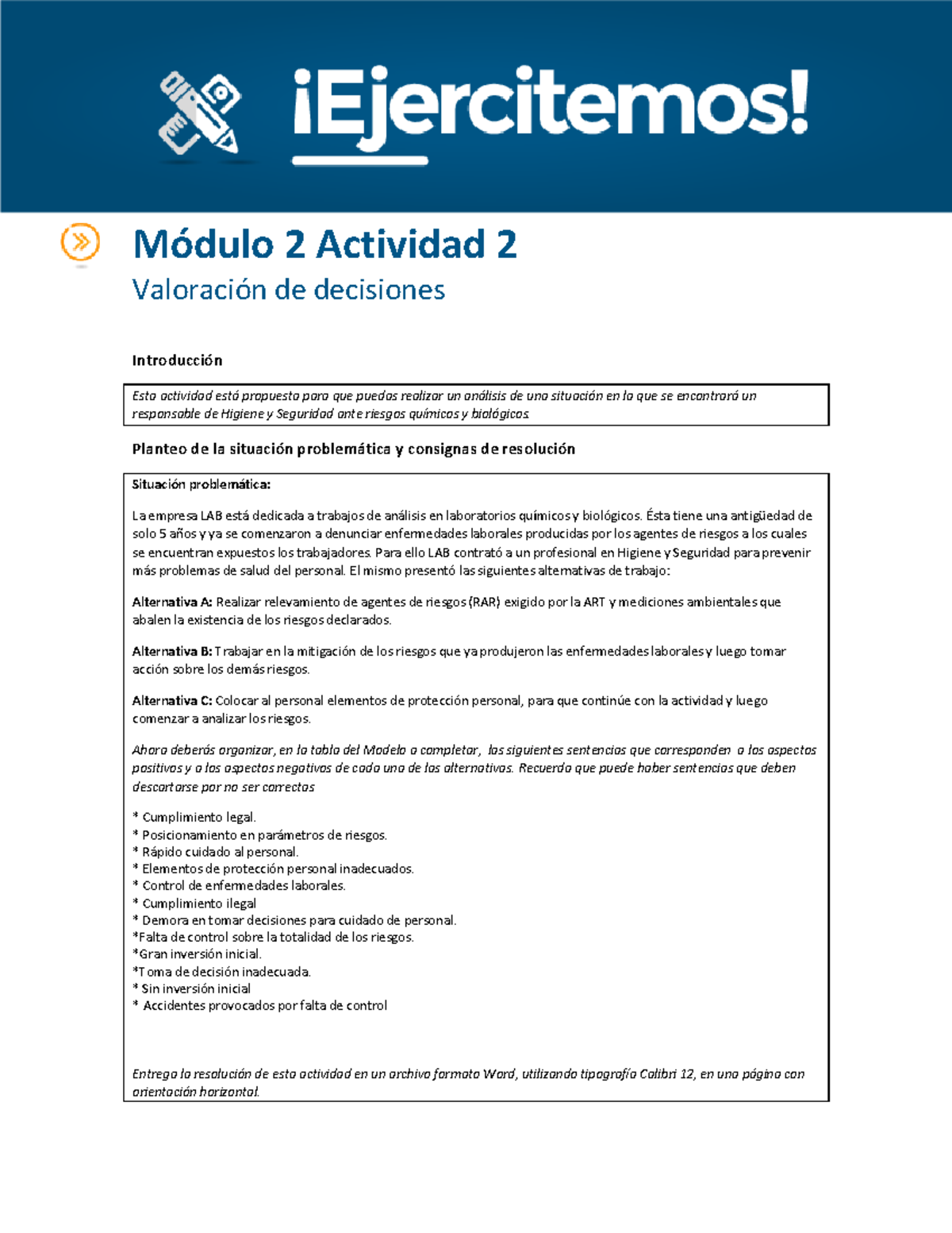 Actividad 2 Módulo 2 consigna material en pdf - Módulo 2 Actividad 2 ...