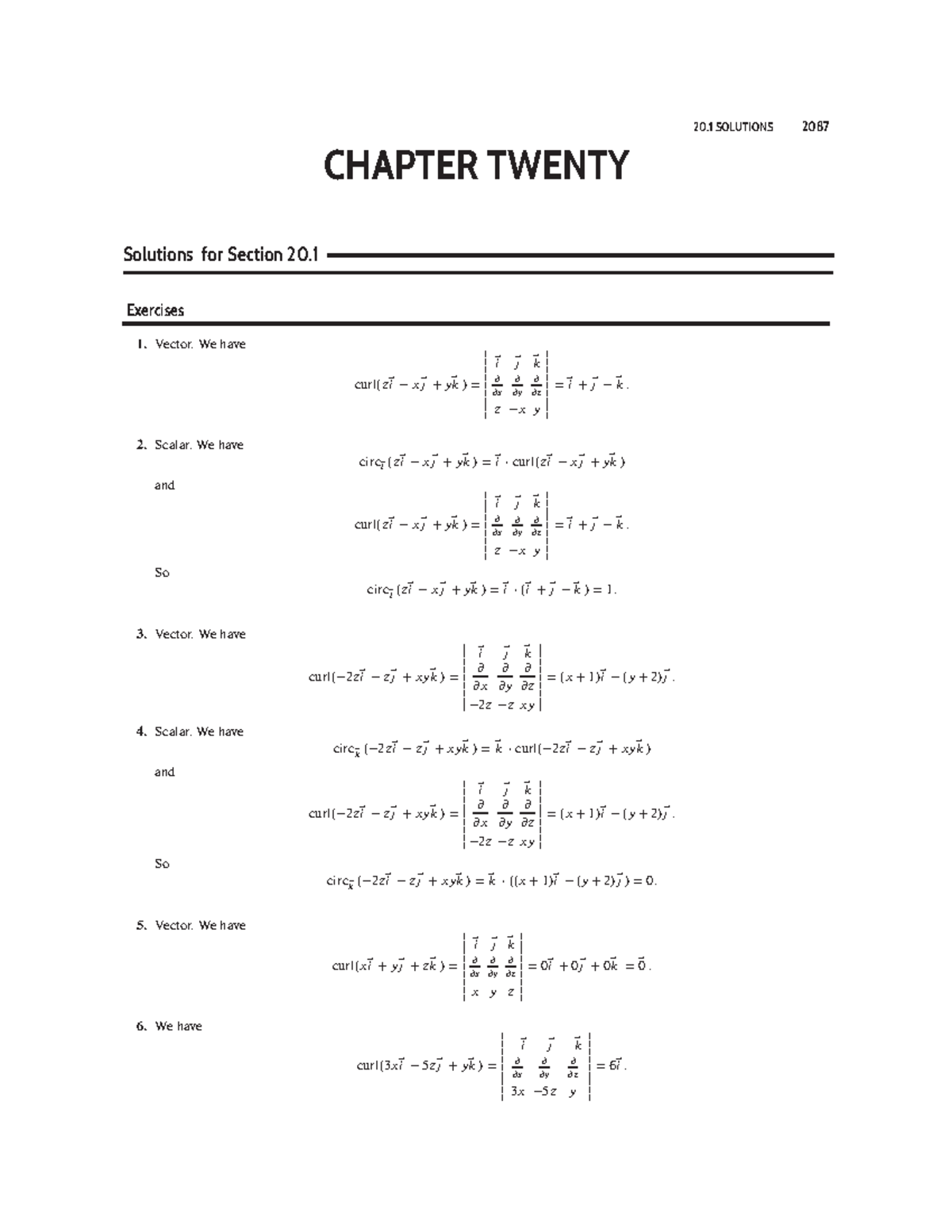 Ch20 - Thhhh - 20 SOLUTIONS 2087 CHAPTER TWENTY Solutions for Section ...