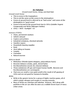 Sustainable Agriculture Notes - Sustainable Agriculture Sustainable ...