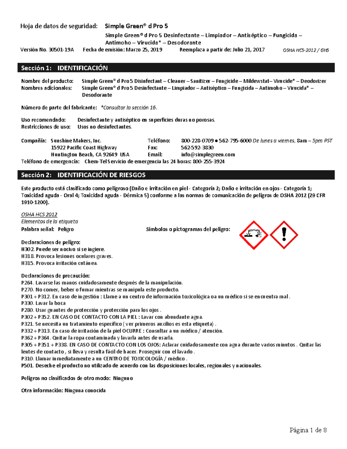 HDS - Simple Green - FDS - - Studocu