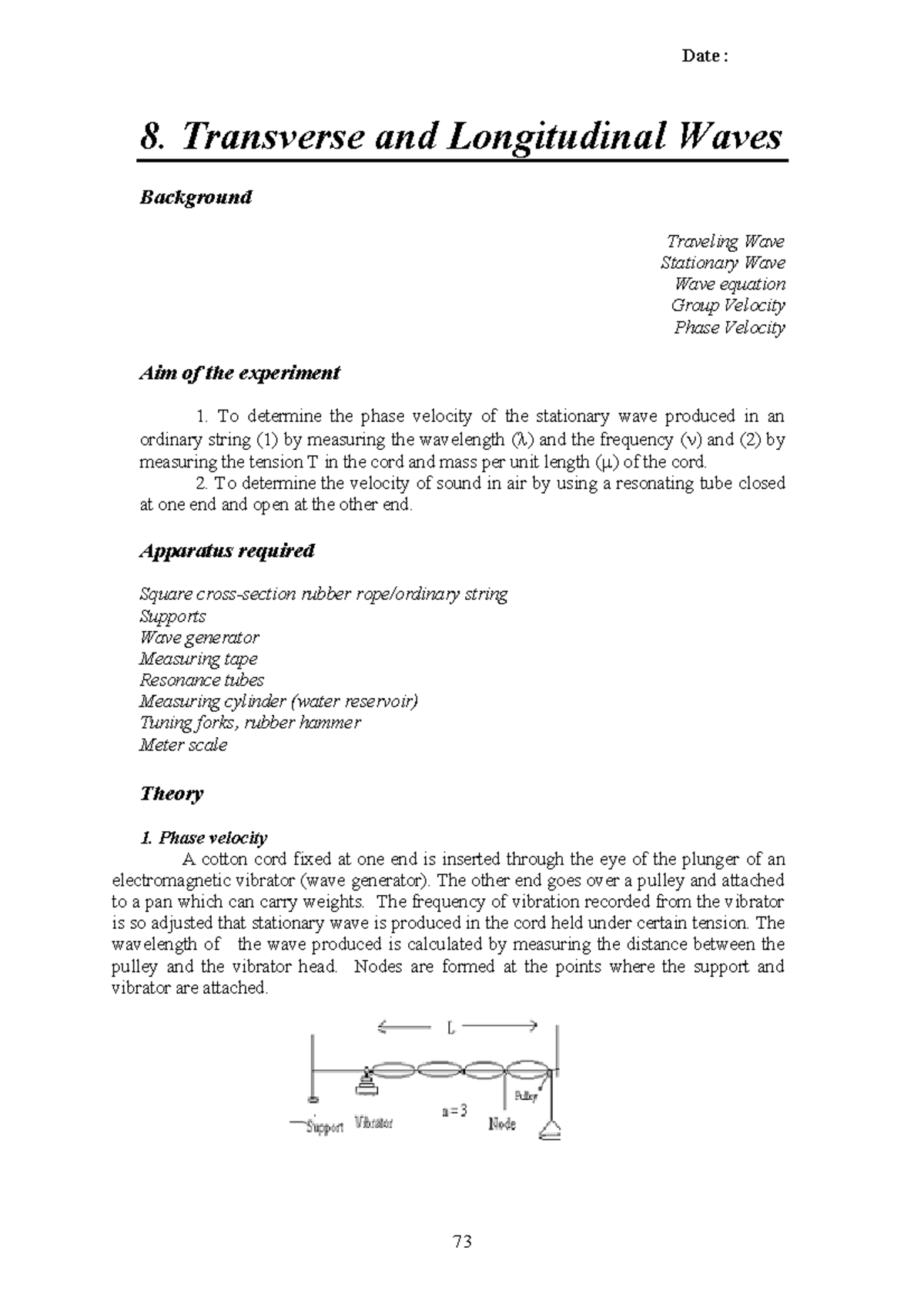16 Transverse Longitudinal Waves - Transverse and Longitudinal Waves 8. Transverse and ...