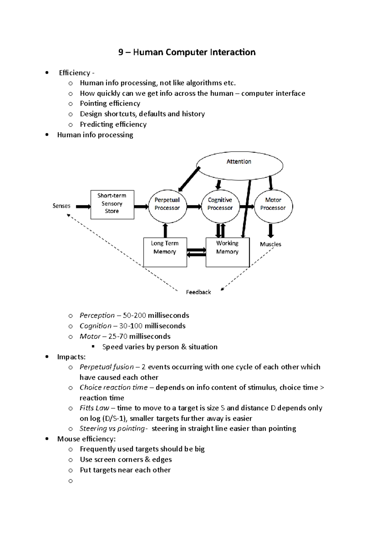 9 – Human Computer Interaction - 9 Human Computer Interaction ...